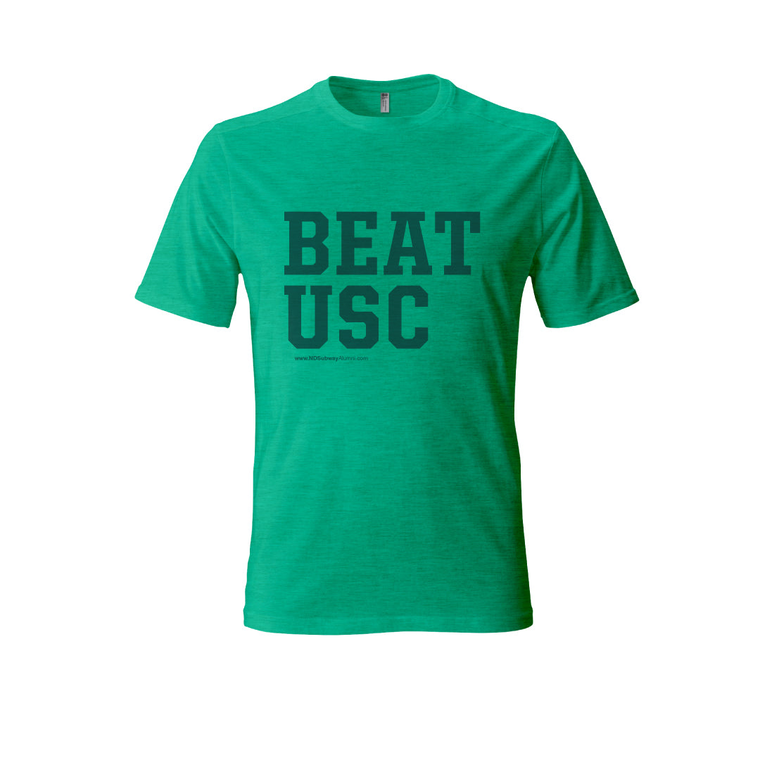 Beat USC T-Shirt Green – ND Subway Alumni